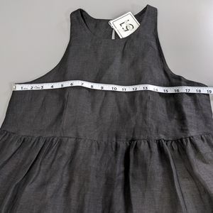 Civico 51 | Dresses | Civico 5 Sleeveless Linen Tiered Dress Nwt Black ...